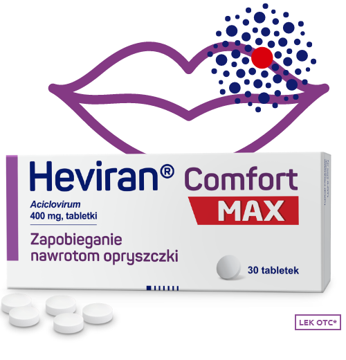 Heviran Comfort MAX 400 mg x 30 tabl - cena - Apteka Internetowa Cefarm24